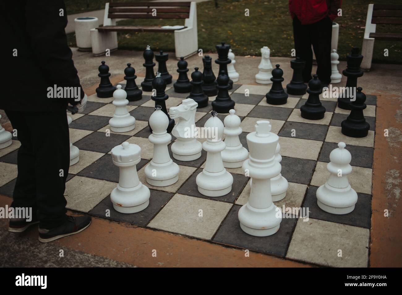 Giant chess in street hi-res stock photography and images - Alamy