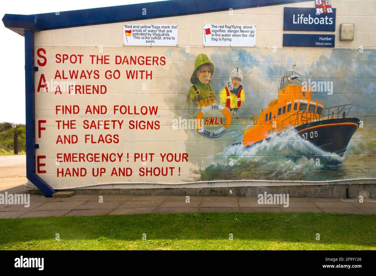 Rnli Safety Sign High Resolution Stock Photography and Images - Alamy