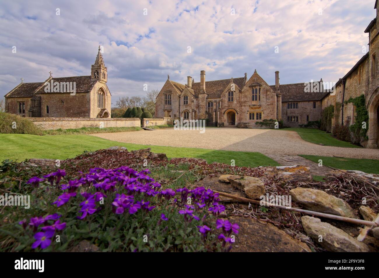 Great Charfield manor Stock Photo - Alamy