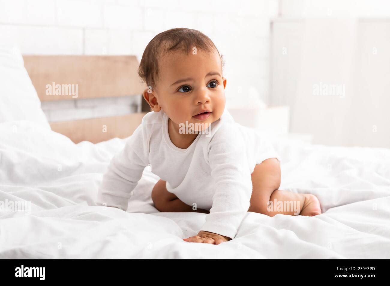 Boy crawling african hi-res stock photography and images - Alamy