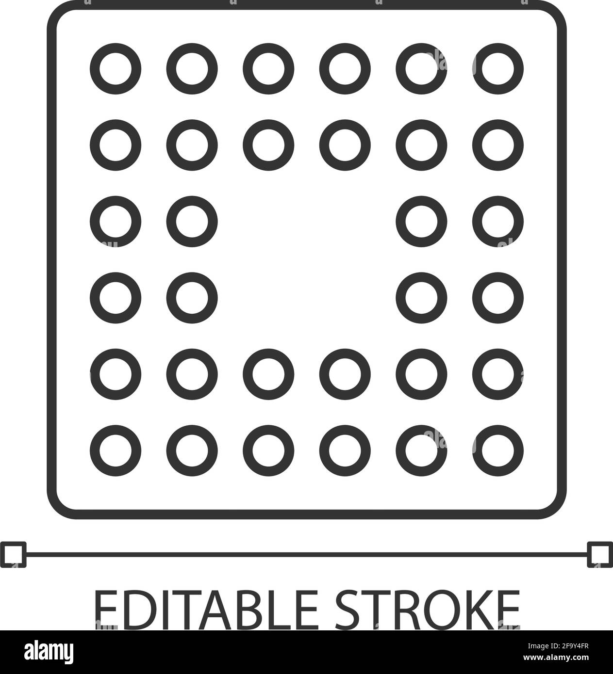Cpu socket linear icon Stock Vector Image & Art - Alamy