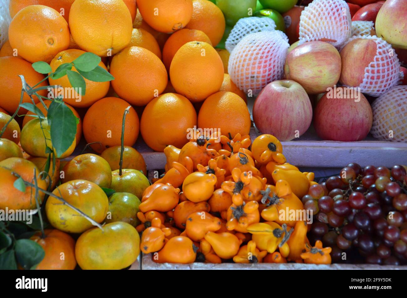 Fresh exotic and colorful fruits from South East of Asia Stock Photo ...