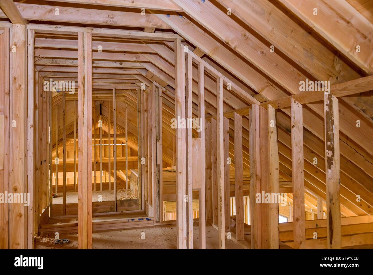 Progress timber frame construction hi-res stock photography and images ...