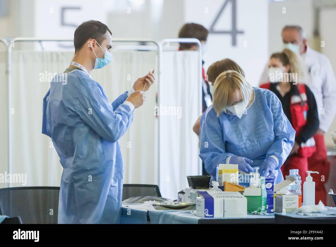 Zagreb fair vaccination hi-res stock photography and images - Alamy