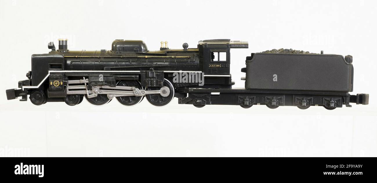 Japan Railways steam locomotive model Stock Photo - Alamy