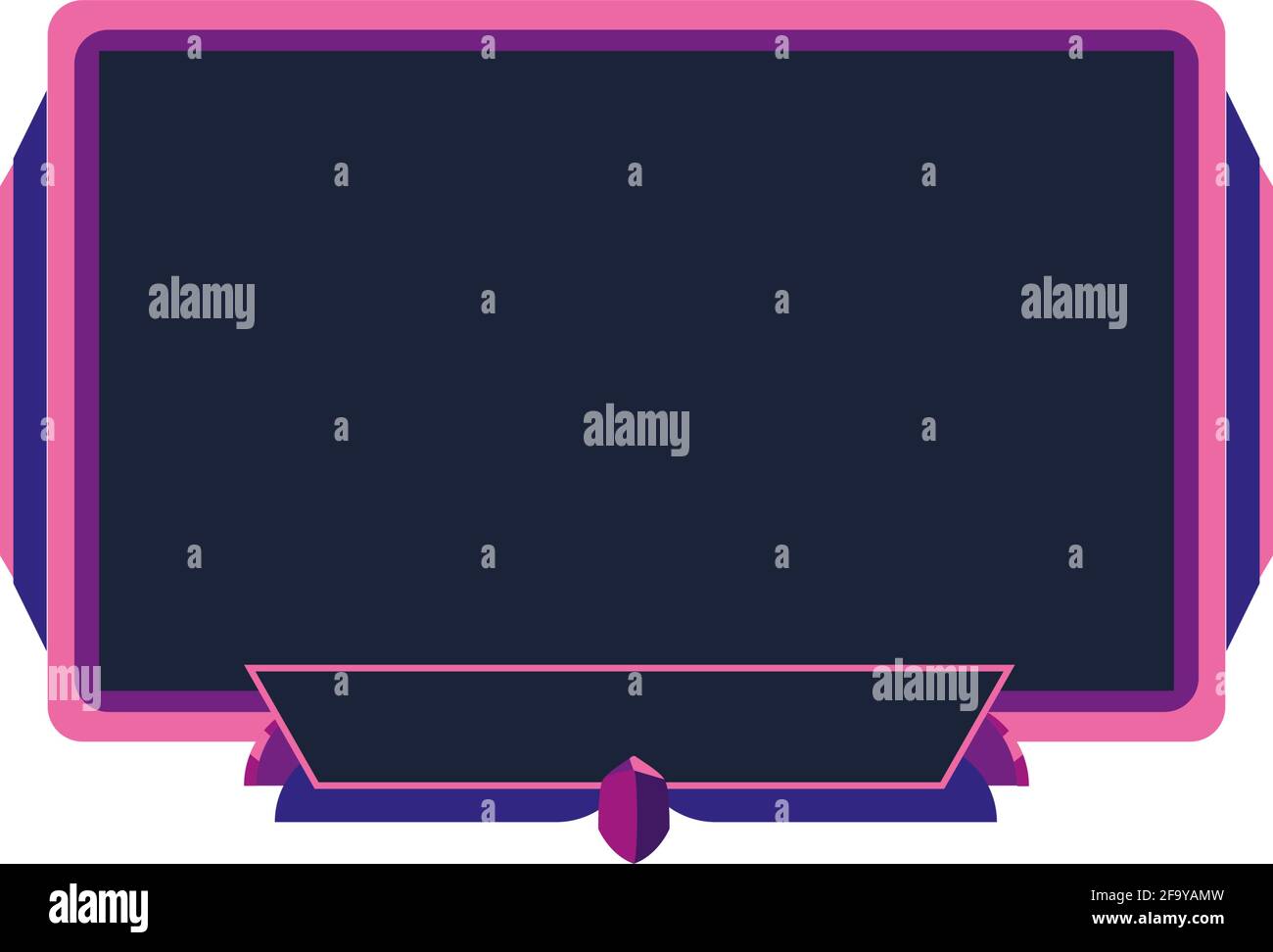 Pink streaming template on white background Stock Vector Image & Art ...