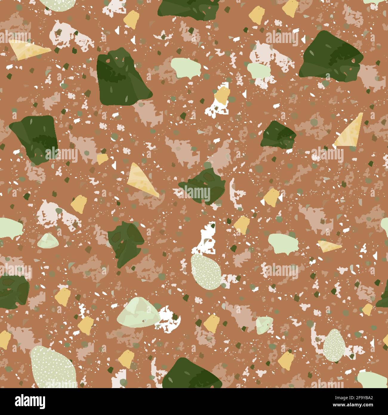 Terrazzo seamless pattern. Earthy classic flooring texture. Classic ...
