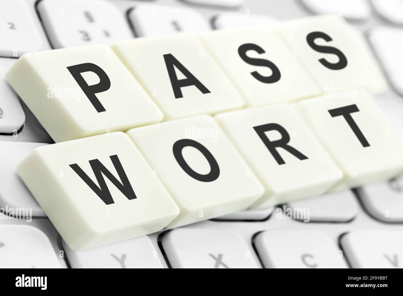 German Symbol Password and PC Keyboard Stock Photo - Alamy
