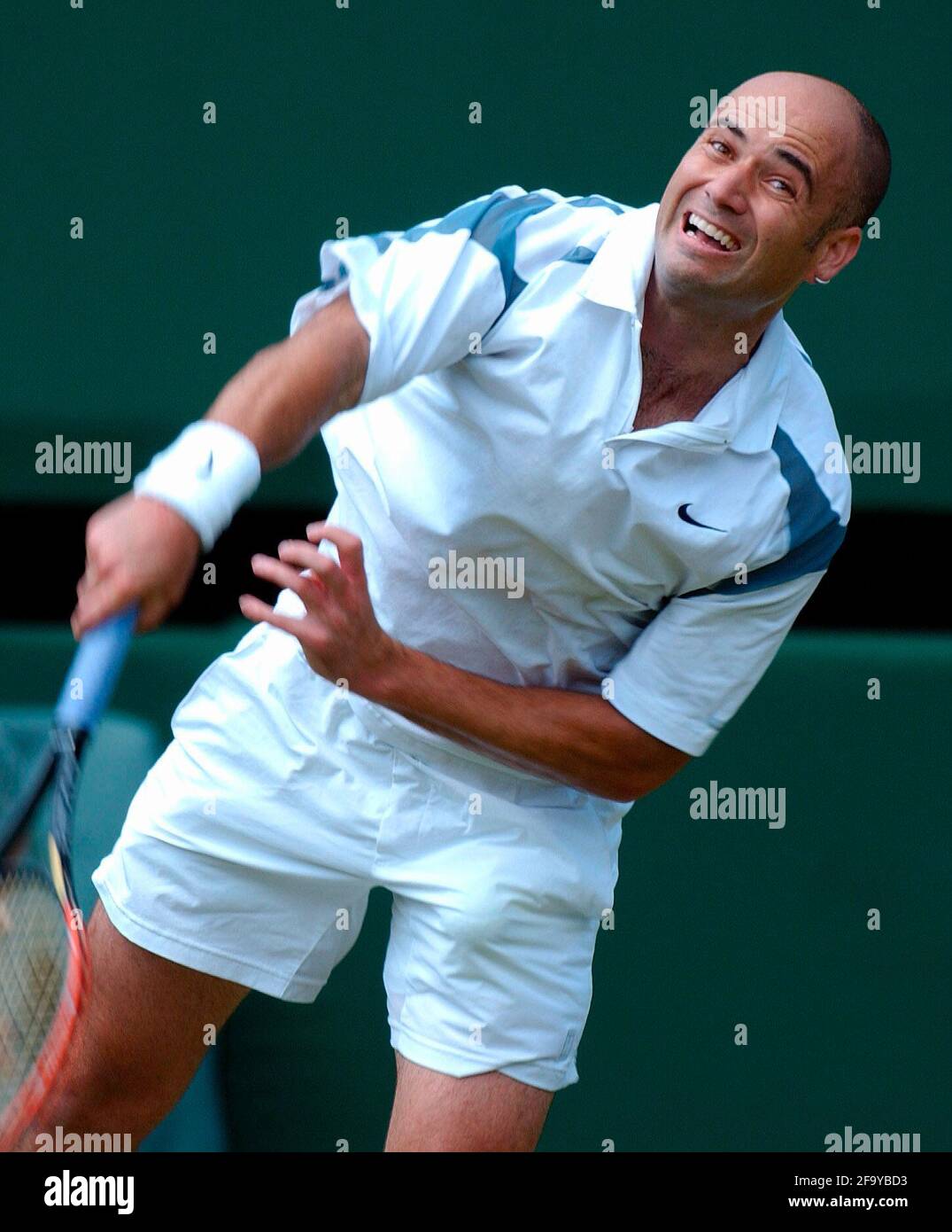 Tennis wimbledon agassi hi-res stock photography and images - Alamy