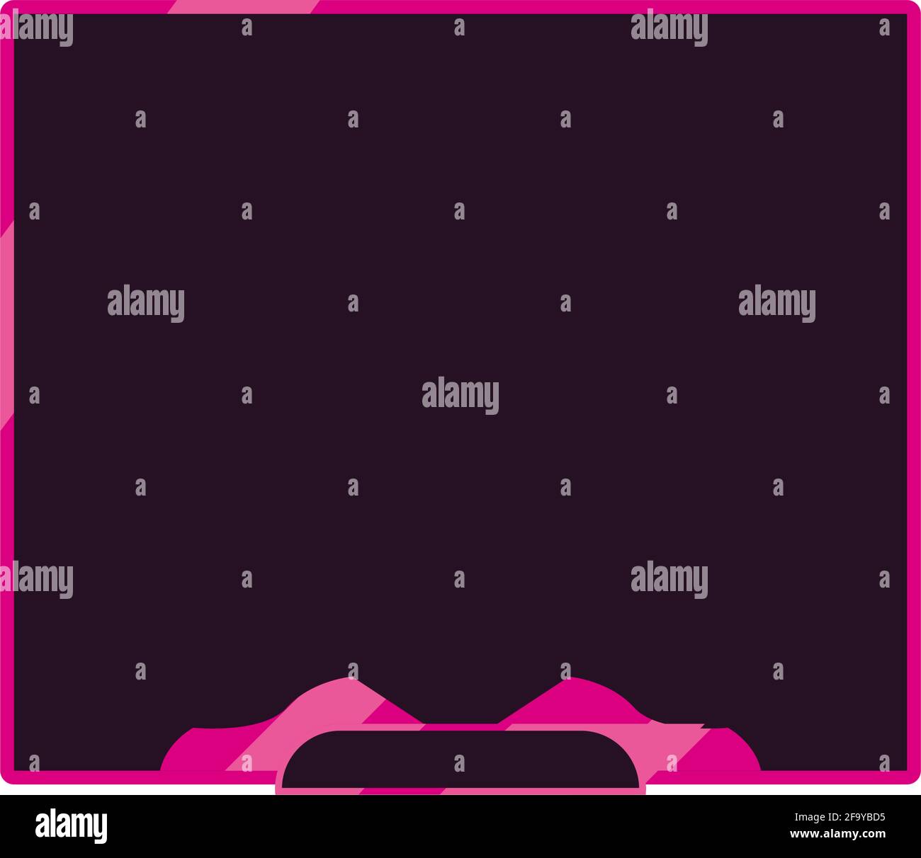 Digital streaming template on white background Stock Vector Image & Art ...