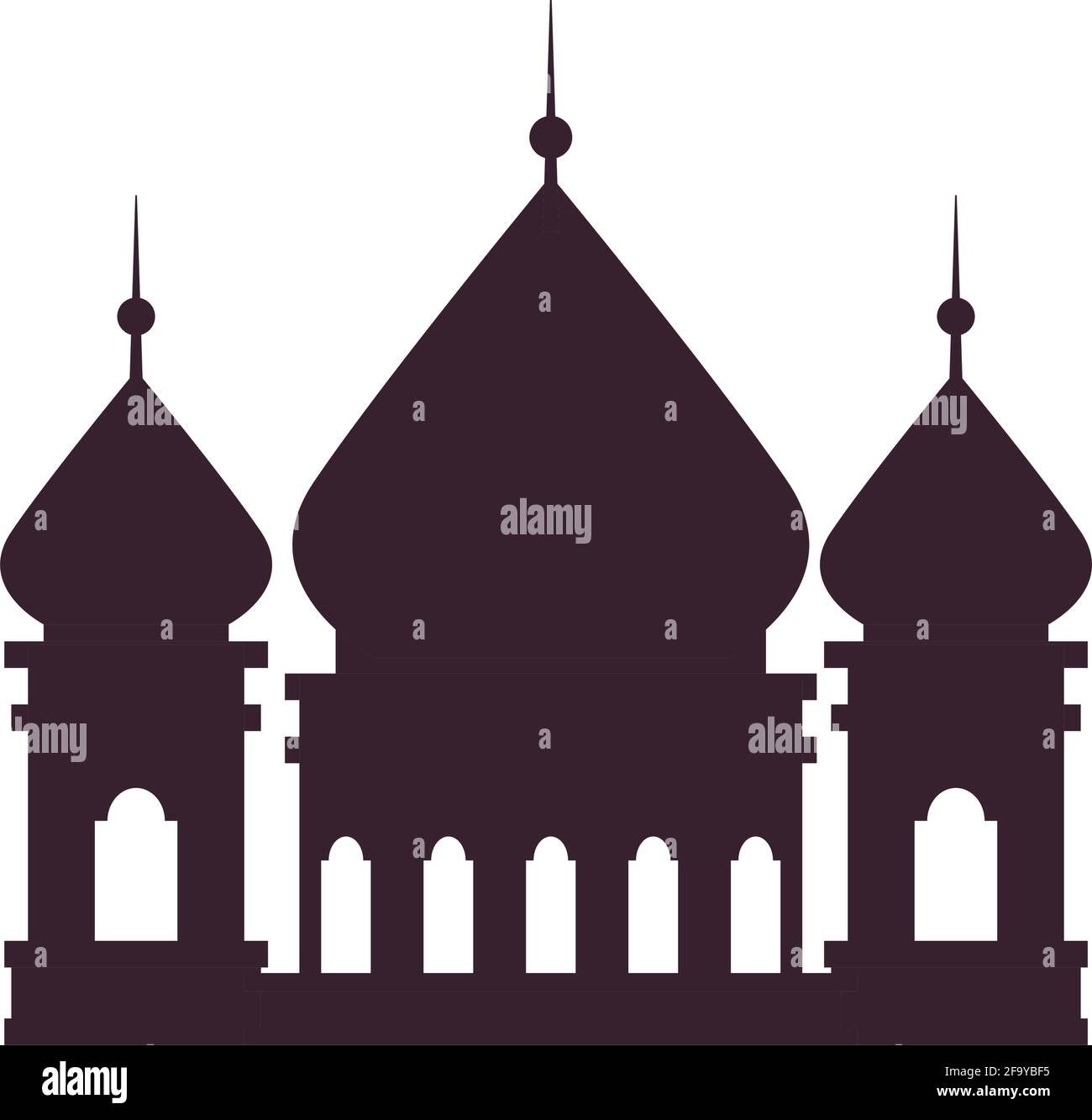 Muslim mosque on white background Stock Vector Image & Art - Alamy