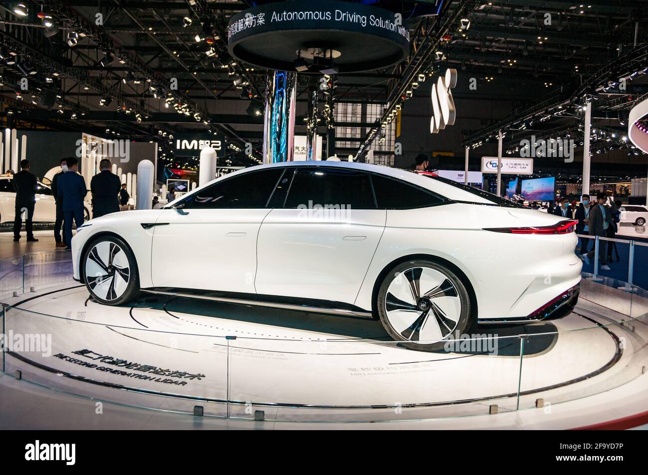 The IM L7 sedan concept, produced by a joint venture between SAIC and ...
