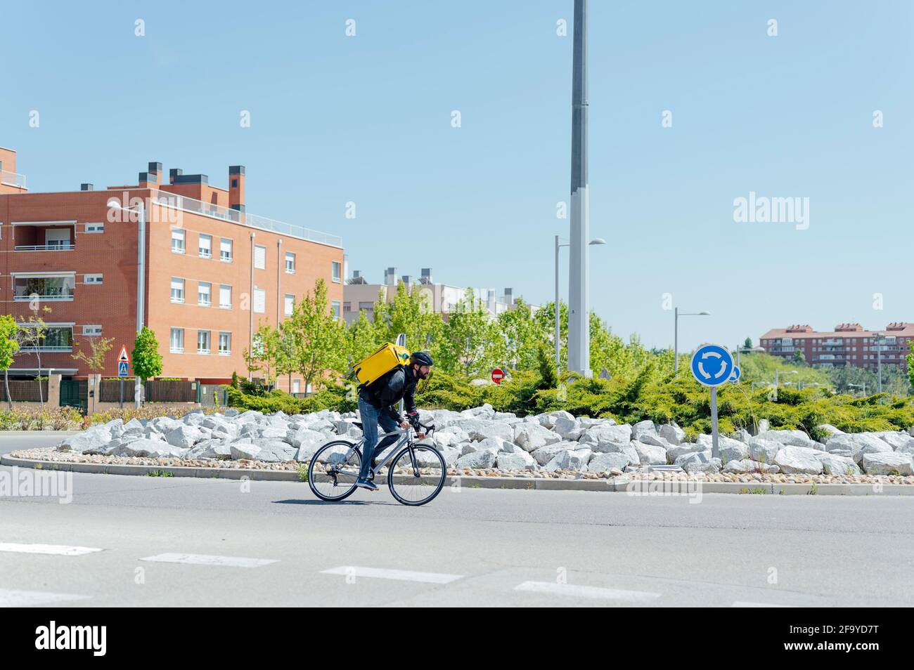 Express delivery boy riding hi-res stock photography and images - Alamy