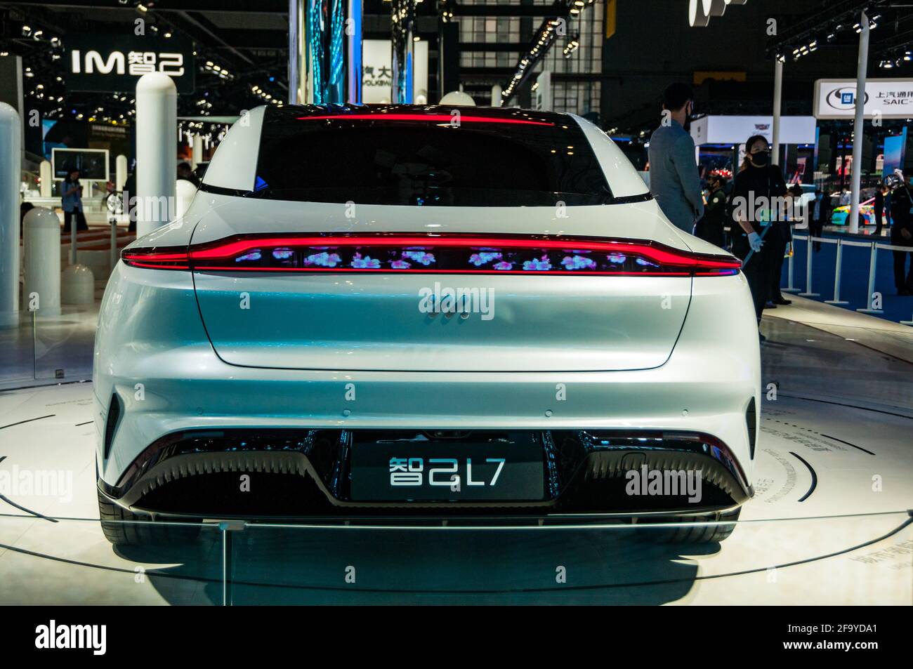 The IM L7 sedan concept, produced by a joint venture between SAIC and ...