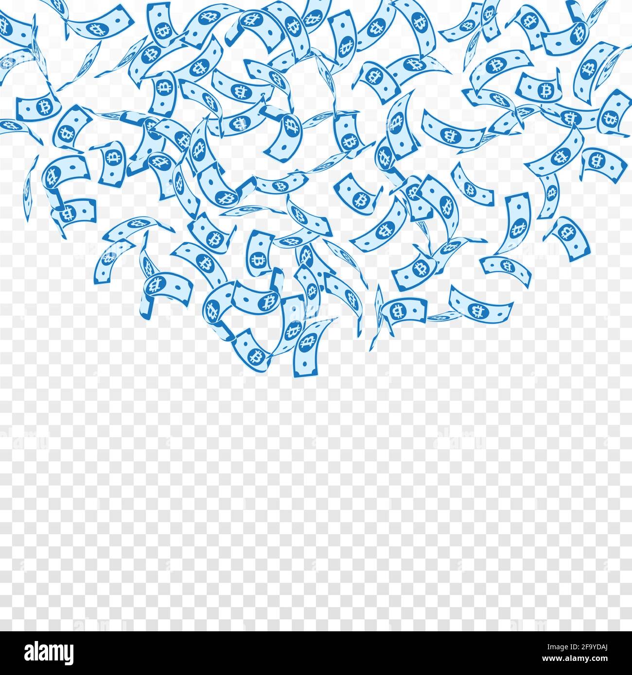 Bitcoin, internet currency notes falling. Sparse BTC bills on ...