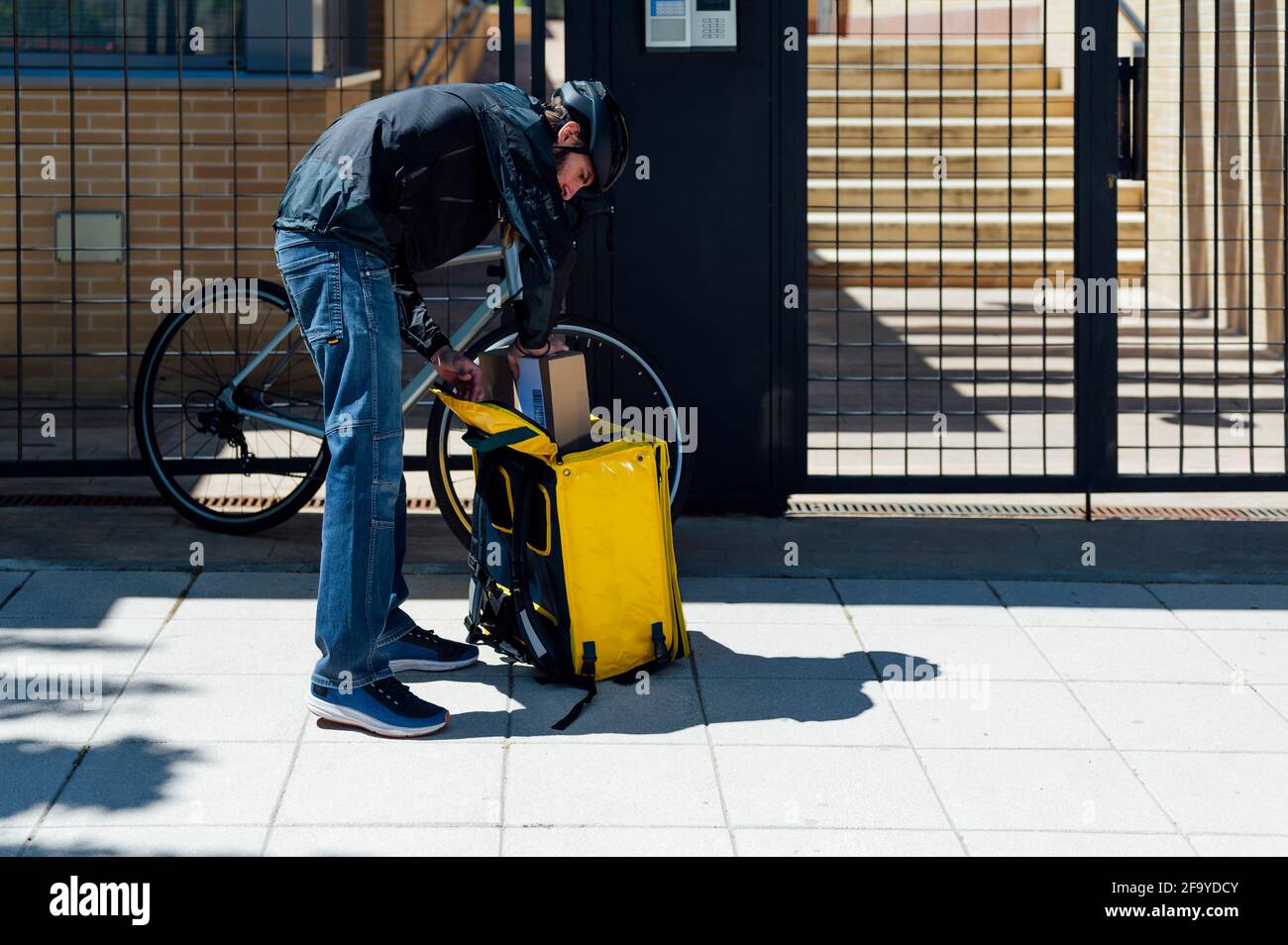 Taking package hi-res stock photography and images - Alamy