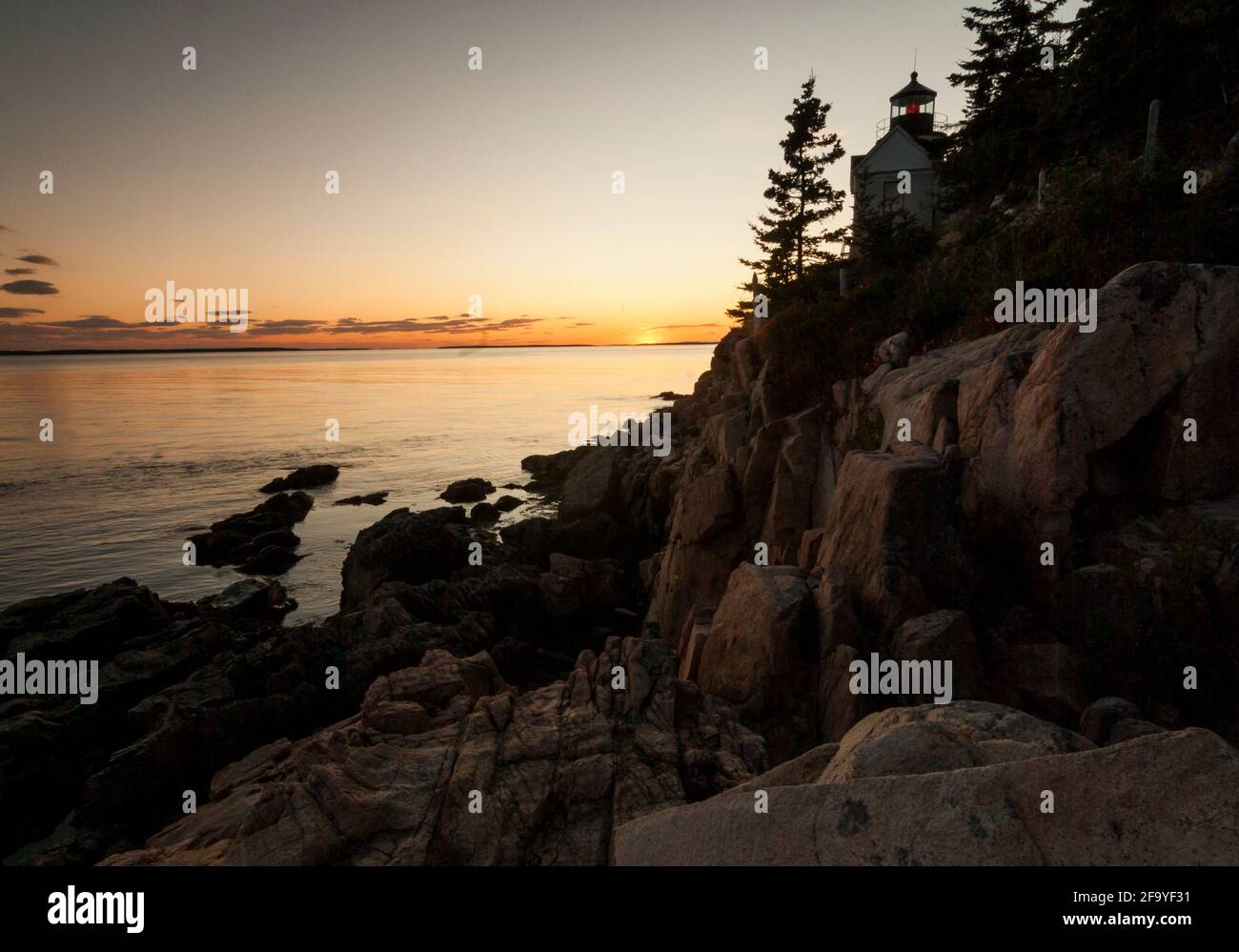 The Bass Harbor Head Light / Lighthouse in Acadia National Park, Maine ...