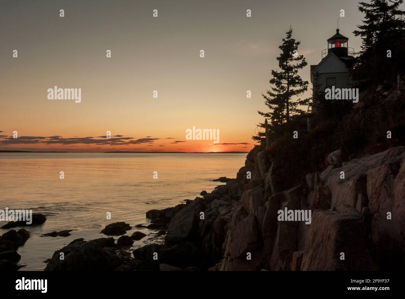 The Bass Harbor Head Light / Lighthouse in Acadia National Park, Maine ...