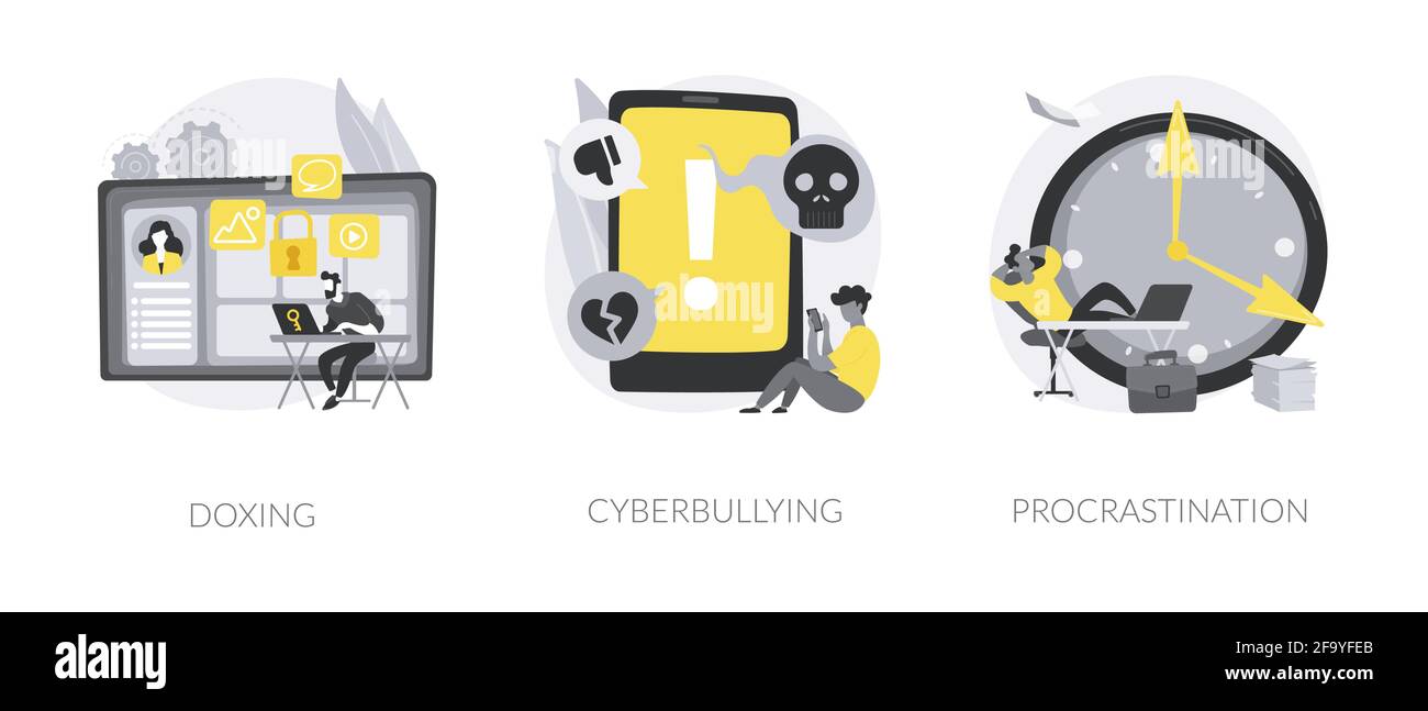 Social engineering abstract concept vector illustrations Stock Vector ...