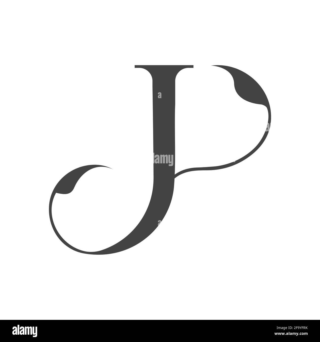 Letter jp logo hi-res stock photography and images - Alamy