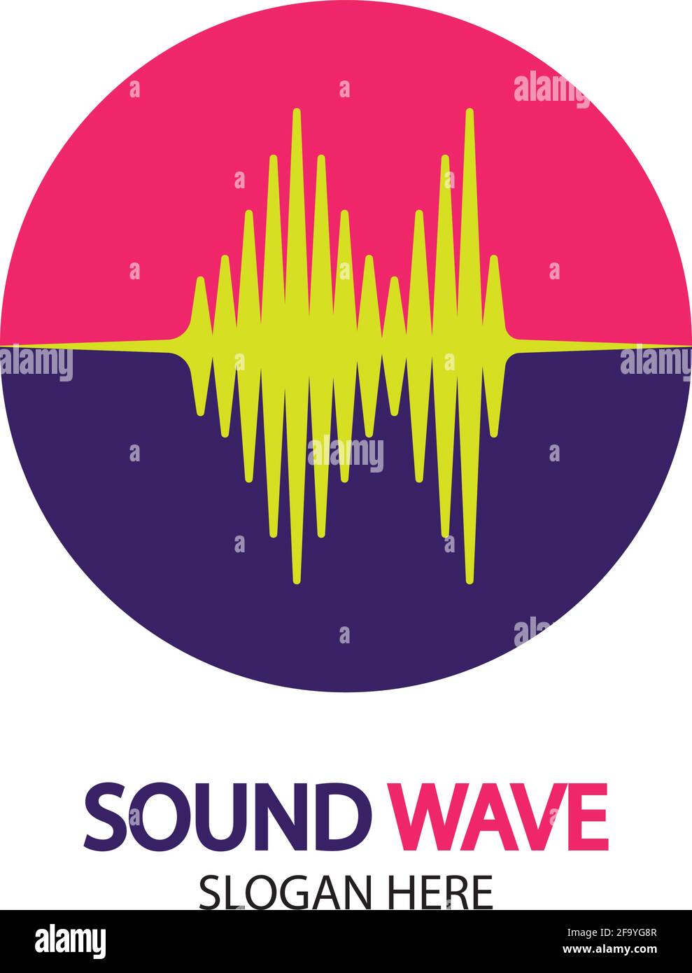 Sound Wave. Colorful sound waves for party, DJ, pub, clubs, discos ...