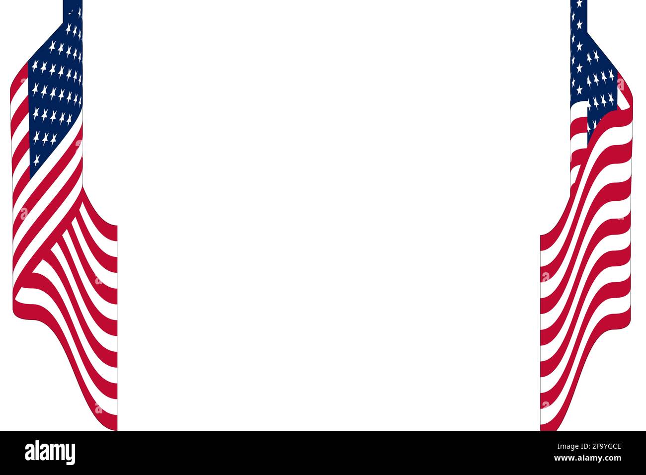 Wave american flag Cut Out Stock Images & Pictures - Alamy