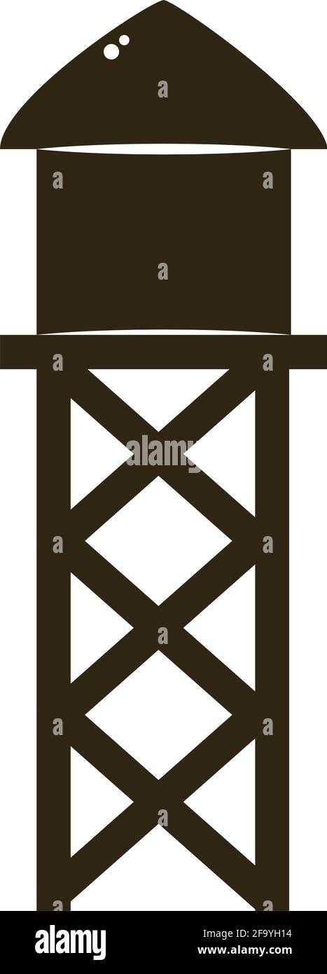Water tank farm Stock Vector Images - Alamy