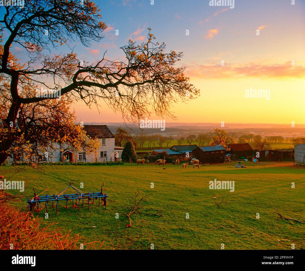 Cheshire looking over plains uk hi-res stock photography and images - Alamy
