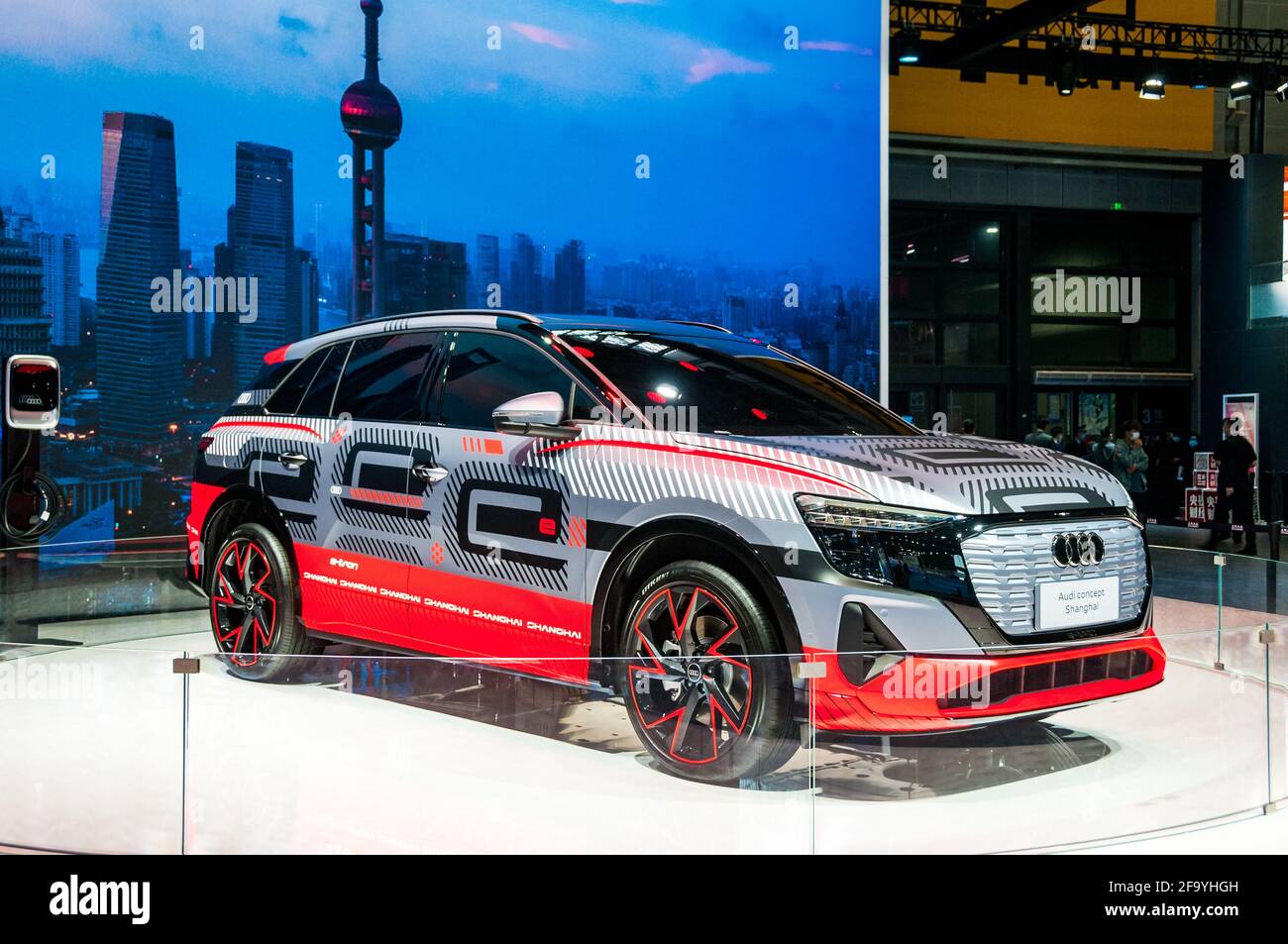 The Audi Concept Shanghai from the new Audi JV with SAIC on display at ...