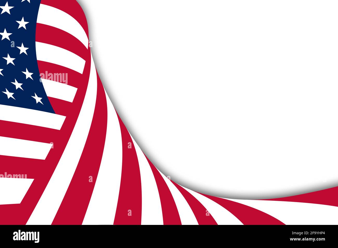 American Flag Background Slide