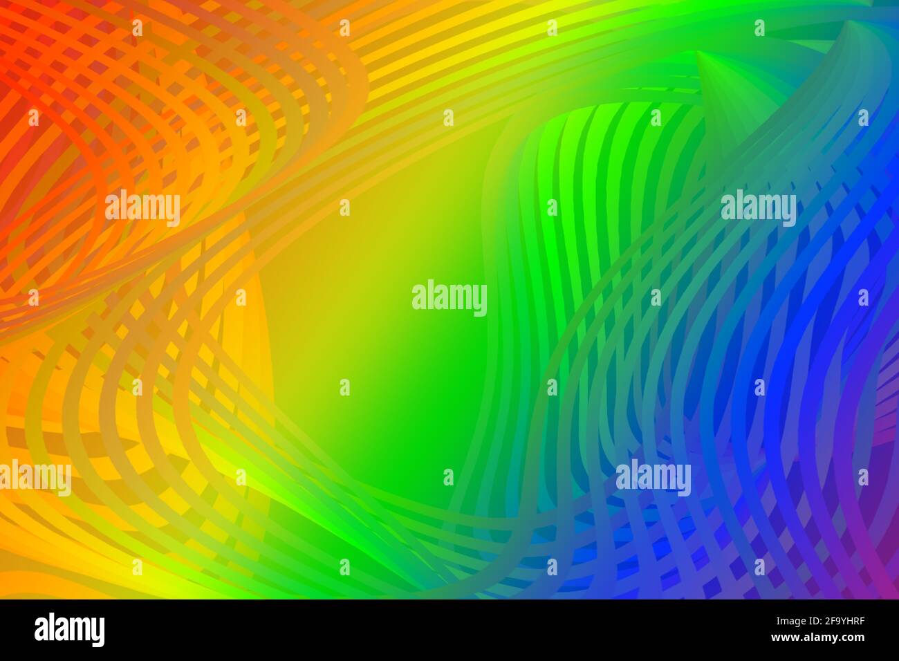 geometric futuristic rainbow circles and lines overlay gradient tunnel ...