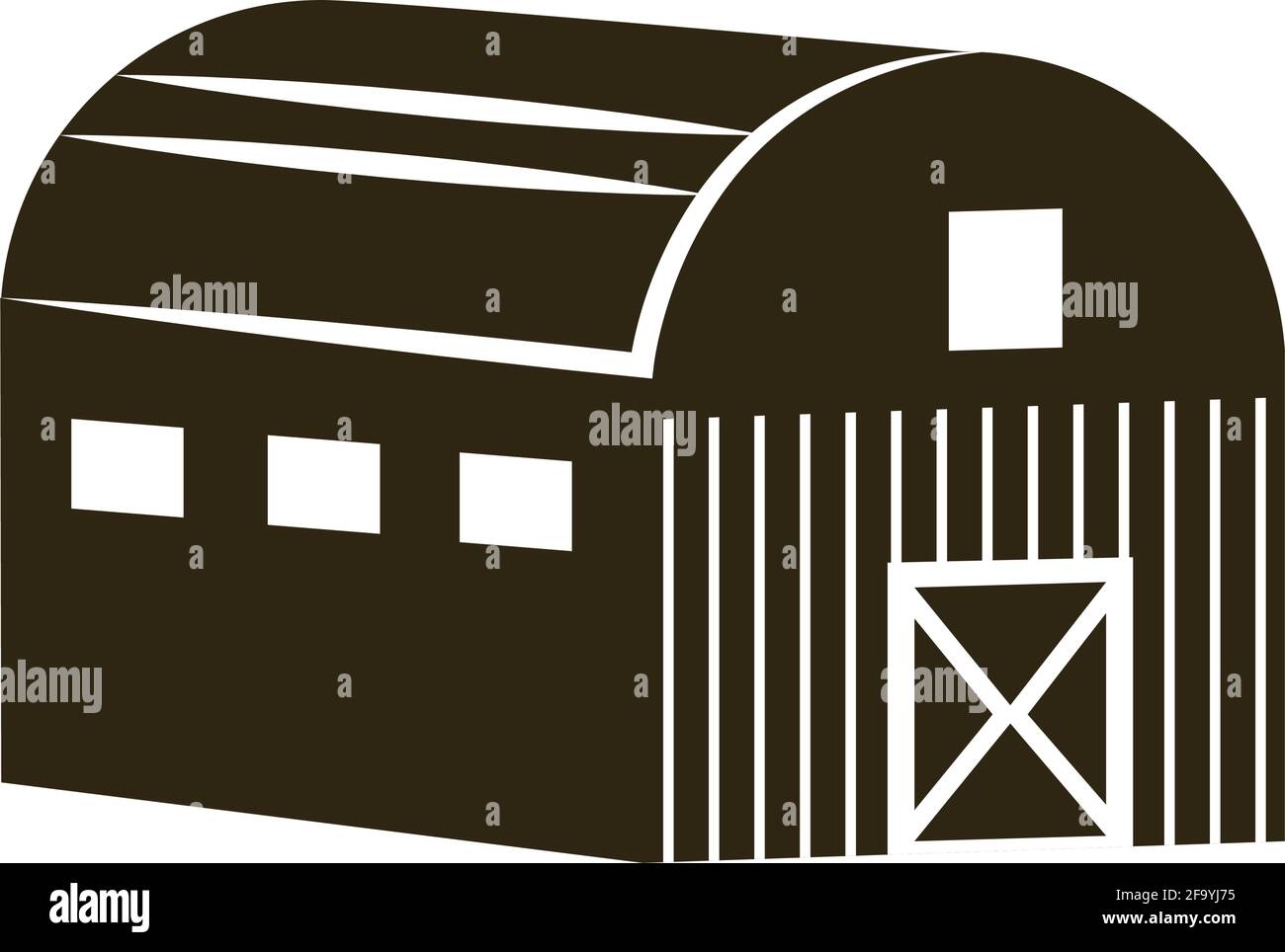 farm barn on white background Stock Vector Image & Art - Alamy