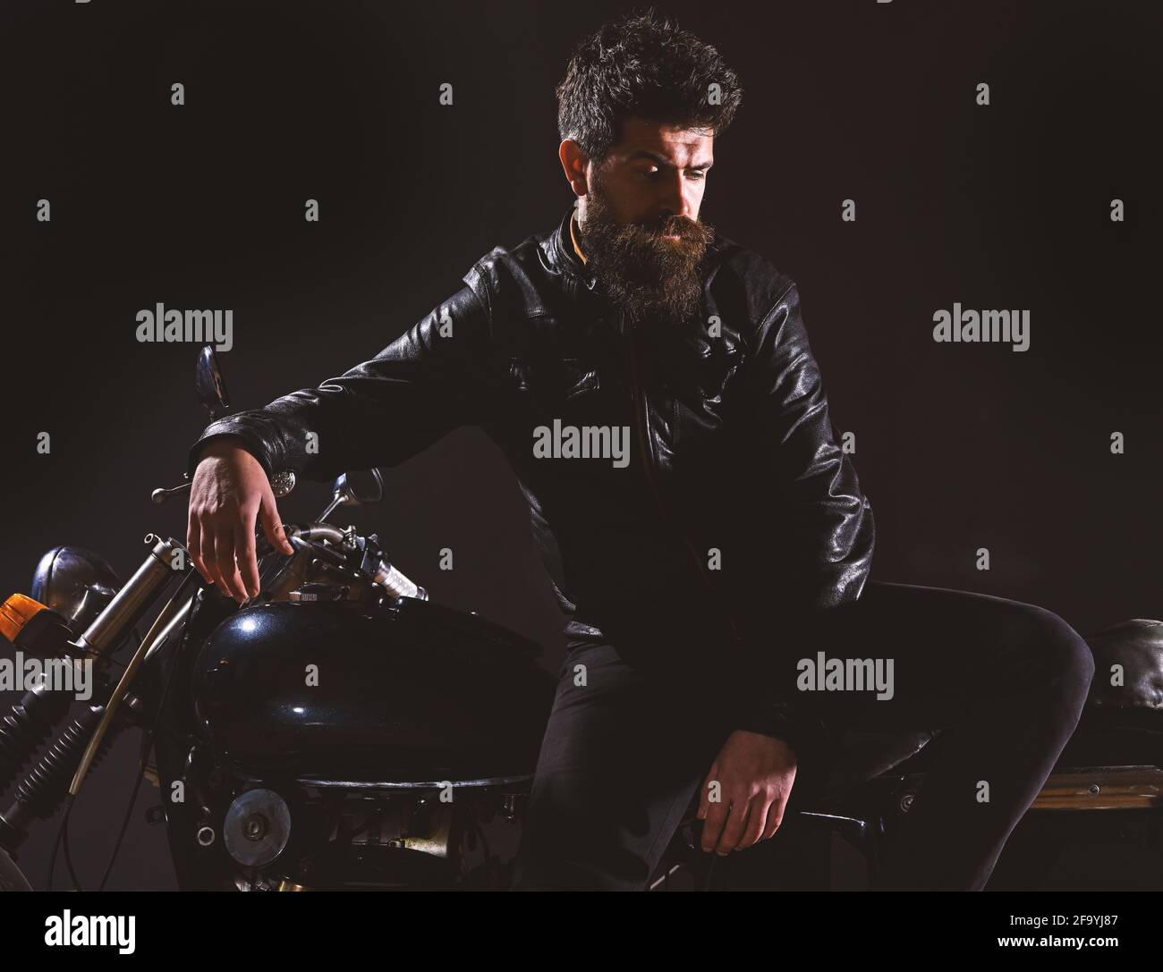 Biker Moustache High Resolution Stock Photography and Images - Alamy