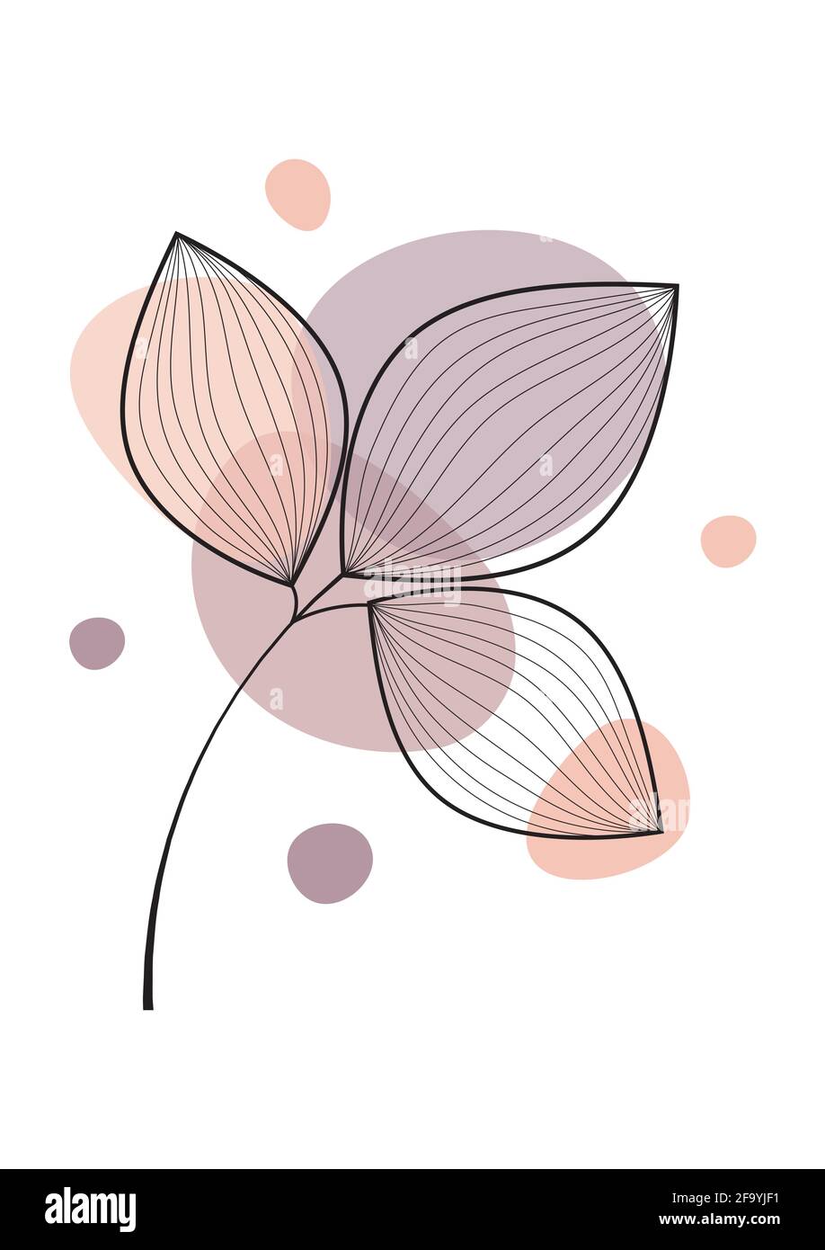 Wall Hangings House Wall Decor Wall Art Leaves Pastel Prints Branches ...