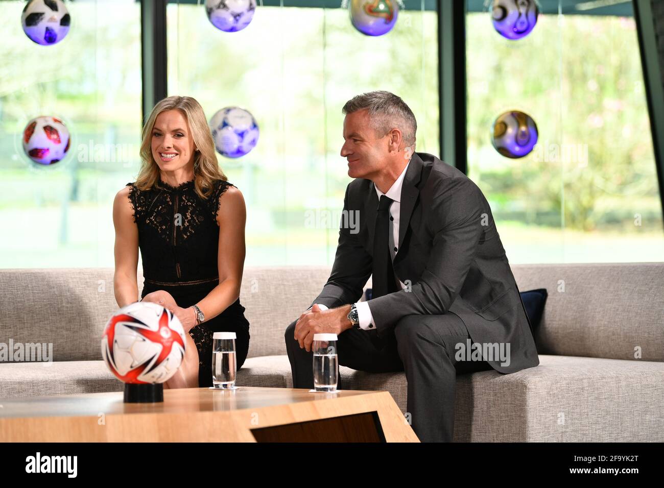 ZURICH, SWITZERLAND - APRIL 21: Lindsay Tarpley and Ryan Nelsen at ...