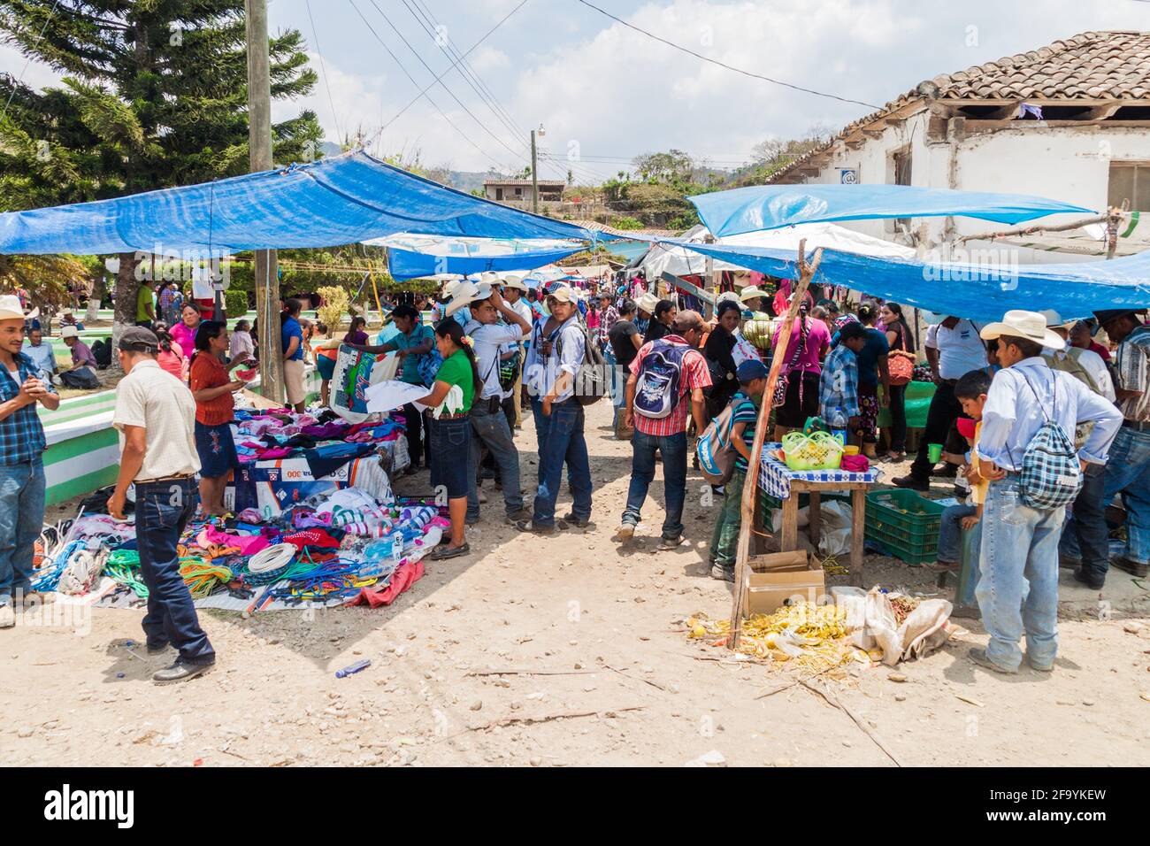 Market stall of a market in honduras hi-res stock photography and ...