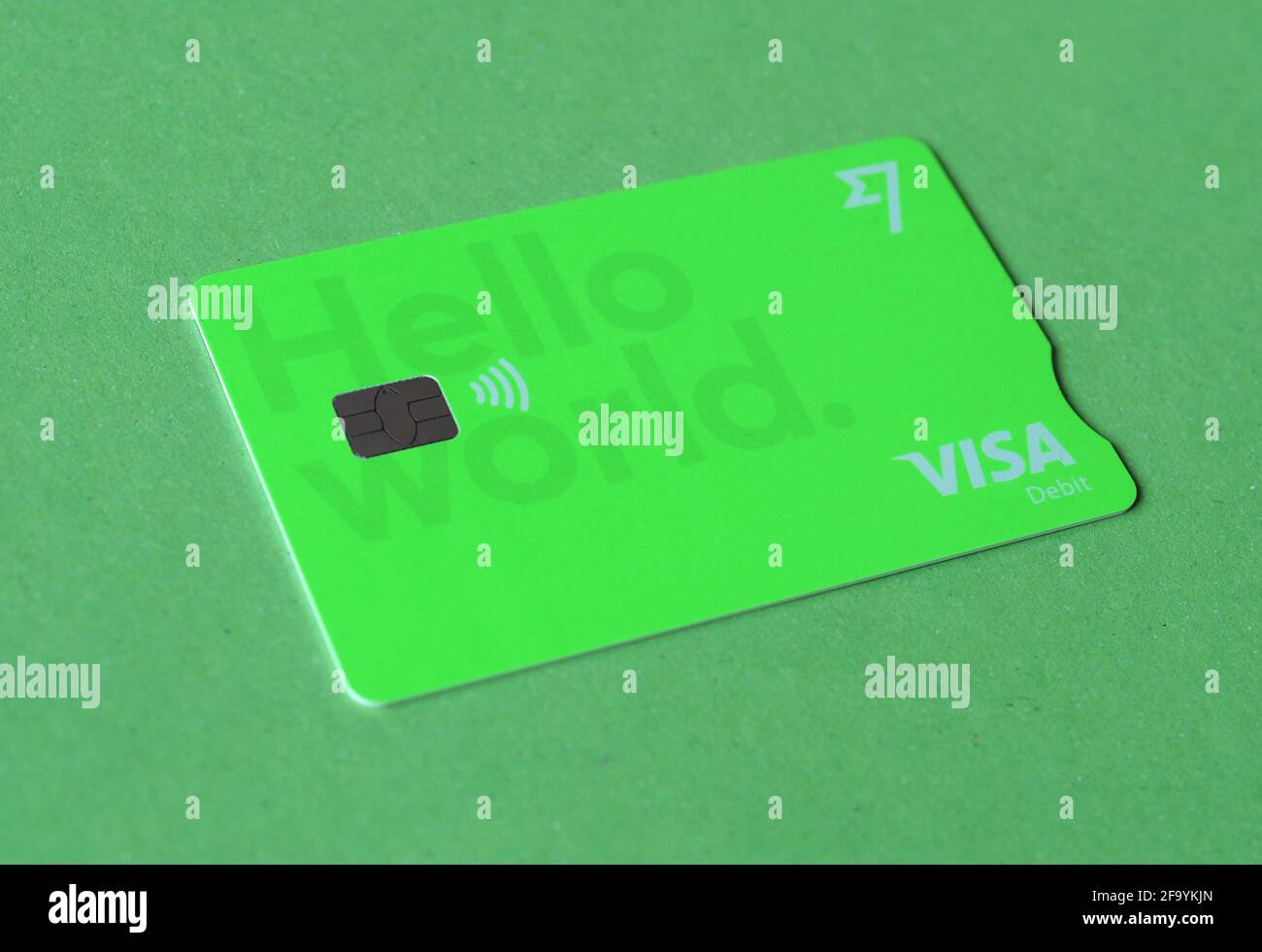 LONDON, UK - CIRCA APRIL 2021: Wise (formerly Transferwise) prepaid ...