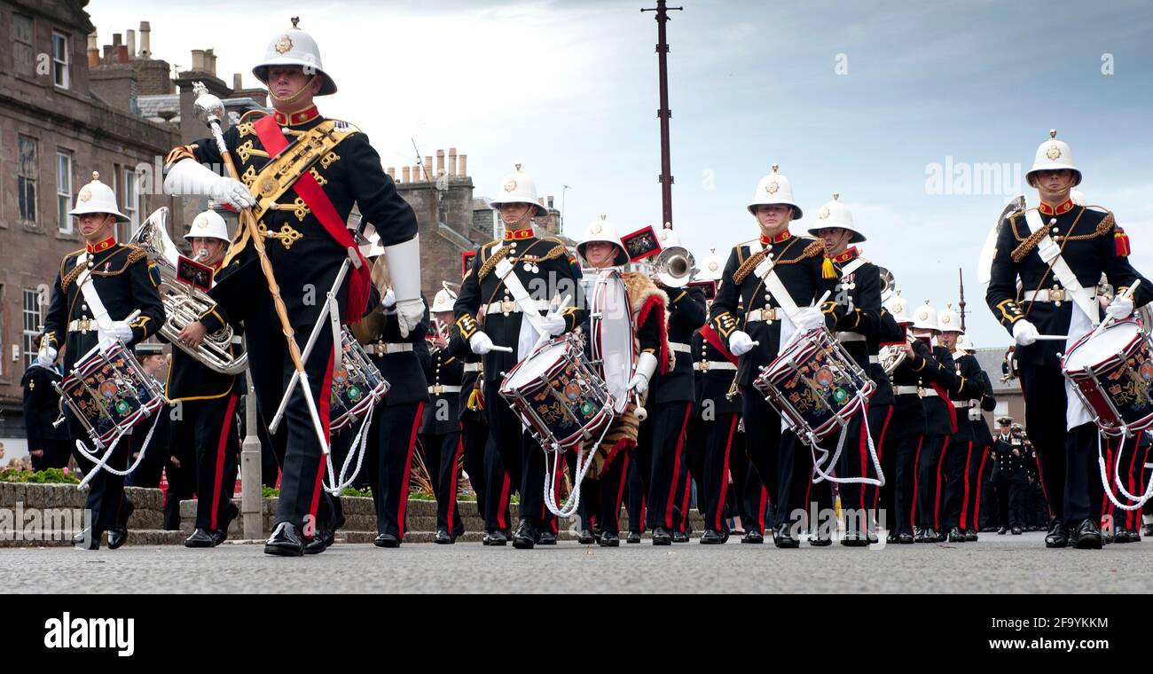 Band of the Royal Marines Stock Photo - Alamy