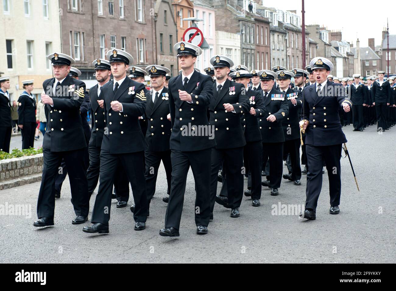 Crew of HMS Montrose Stock Photo - Alamy