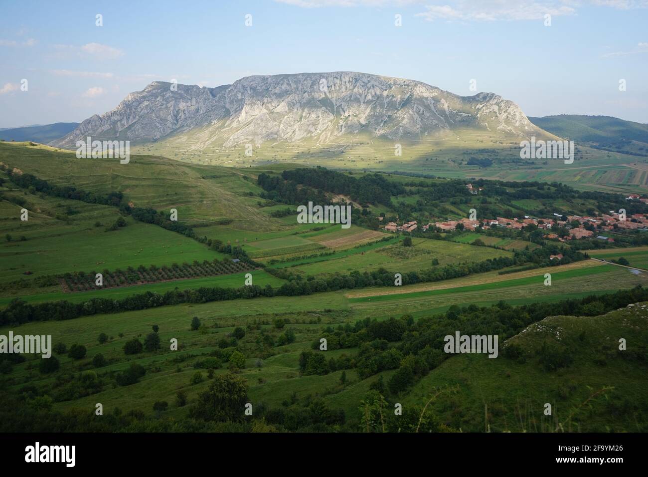 Piatra Secuiului / Székelykő Seen From Cetatea Trascaului / Cetatea ...
