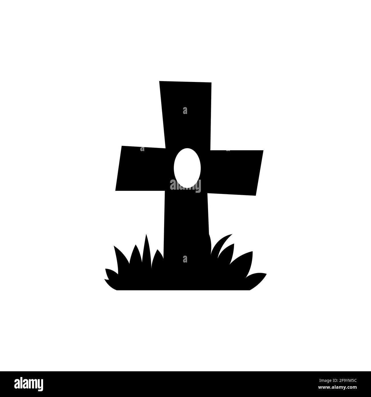 Black and white grave marker Stock Vector Images - Alamy