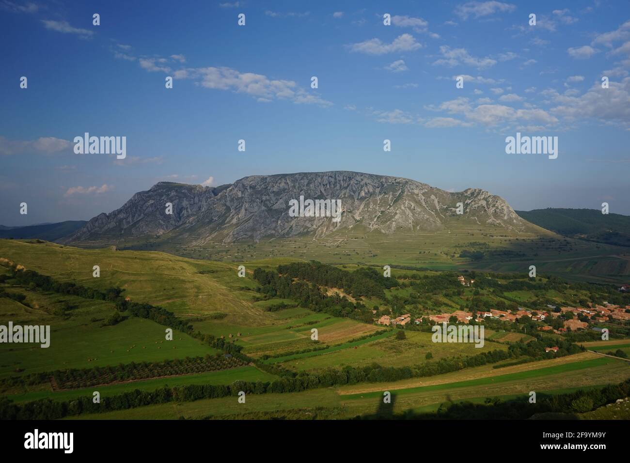Piatra Secuiului / Székelykő Seen From Cetatea Trascaului / Cetatea ...