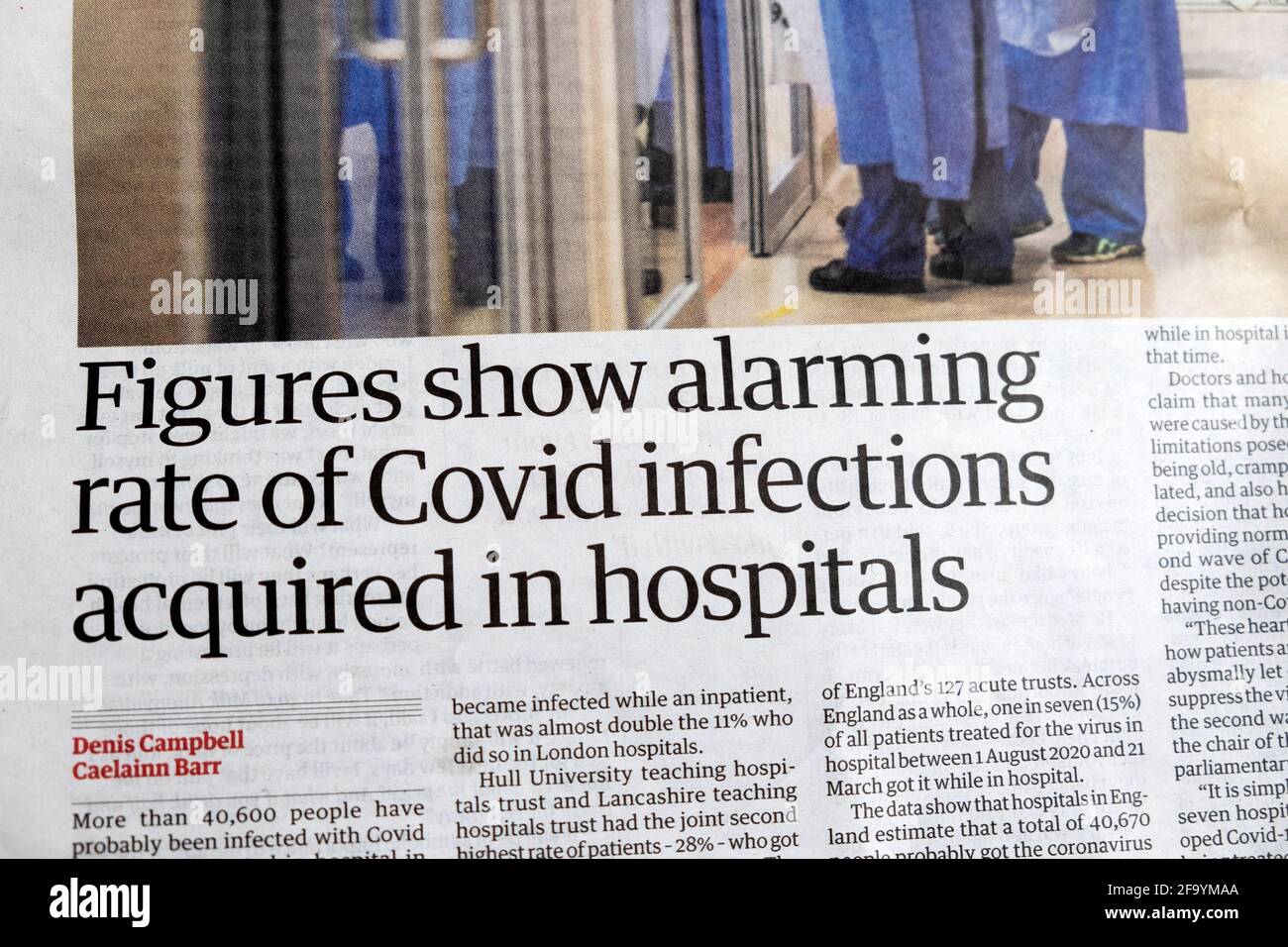 Covid headlines nhs newspaper 2020 hi-res stock photography and images ...