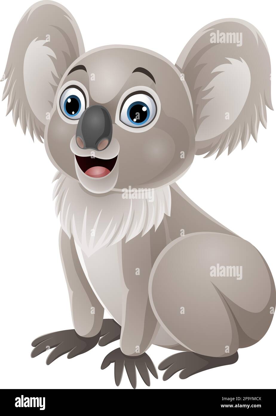 Cartoon cute baby koala sitting Stock Vector Image & Art - Alamy