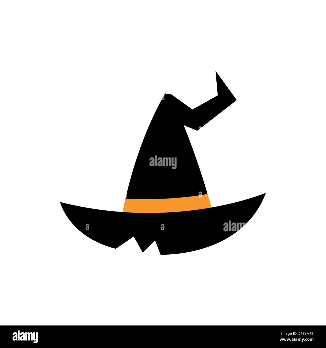 Witch hat vector illustration isolated on white background Stock Vector ...