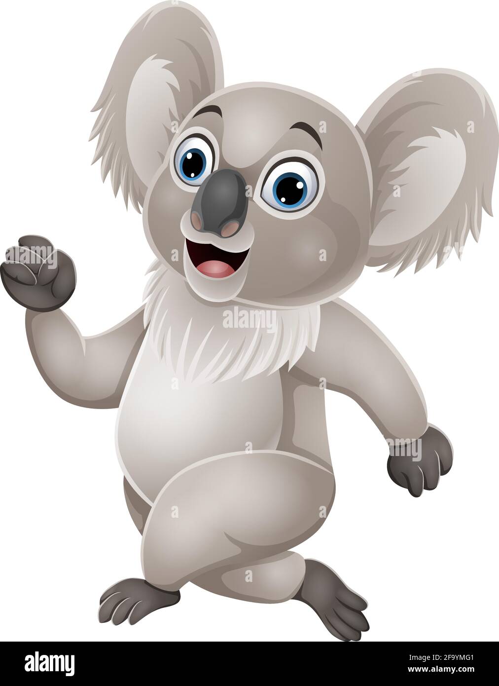 Cartoon cute little koala running Stock Vector Image & Art - Alamy