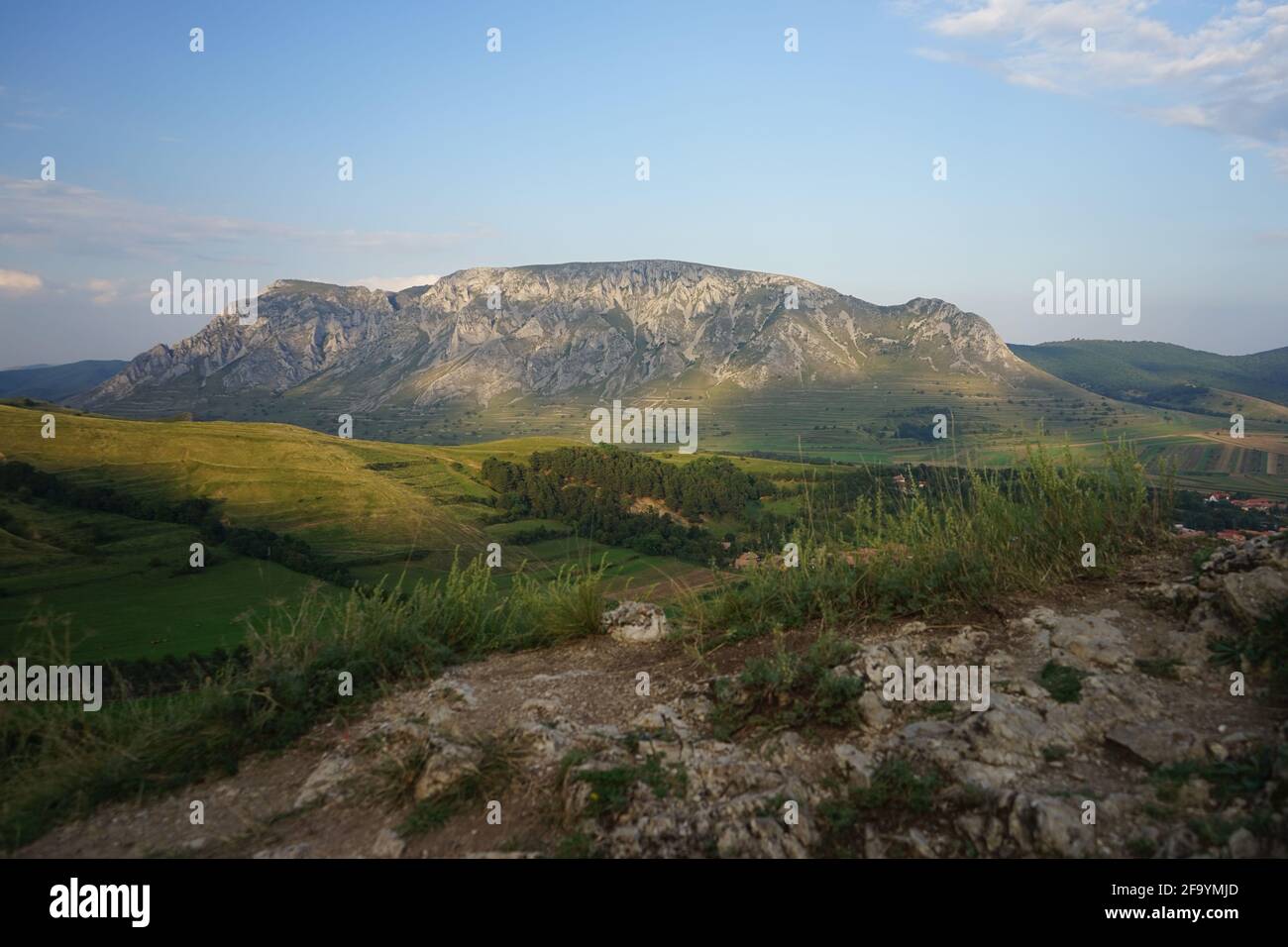 Piatra Secuiului / Székelykő Seen From Cetatea Trascaului / Cetatea ...