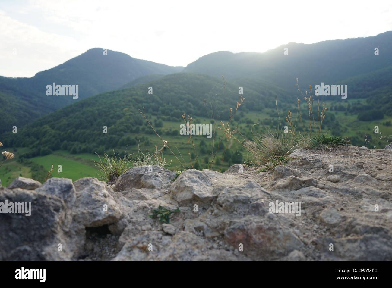 Transylvanian Foothills At Cetatea Trascaului / Cetatea Coltesti ...