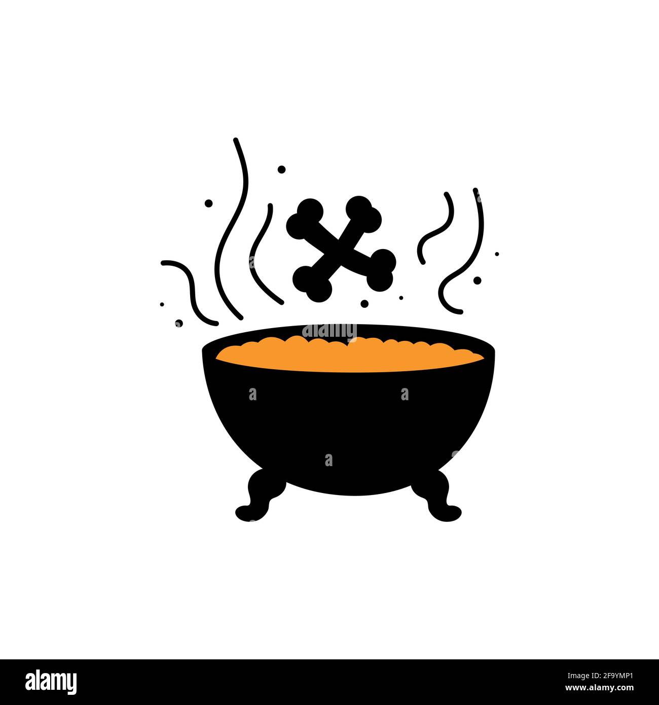 Potion flask icon flat Cut Out Stock Images & Pictures - Alamy