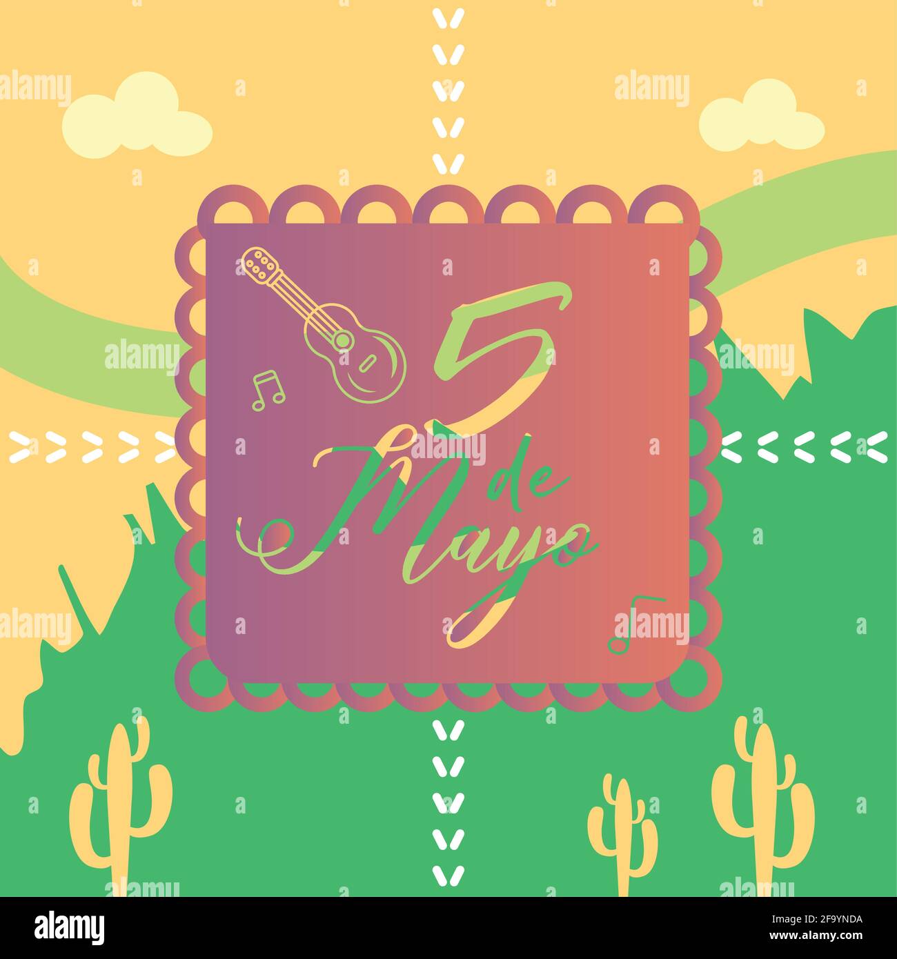 Cinco de mayo poster. Celebration card - Vector Stock Vector Image ...